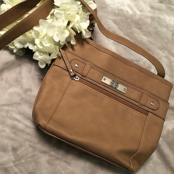Bags | Tan Crossbody Purse | Poshmark